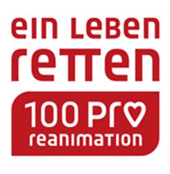 "Ein Leben retten. 100 Pro Reanimation"